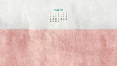 It's March 2021 wallpaper time! 30 cute options for desktop and phone.