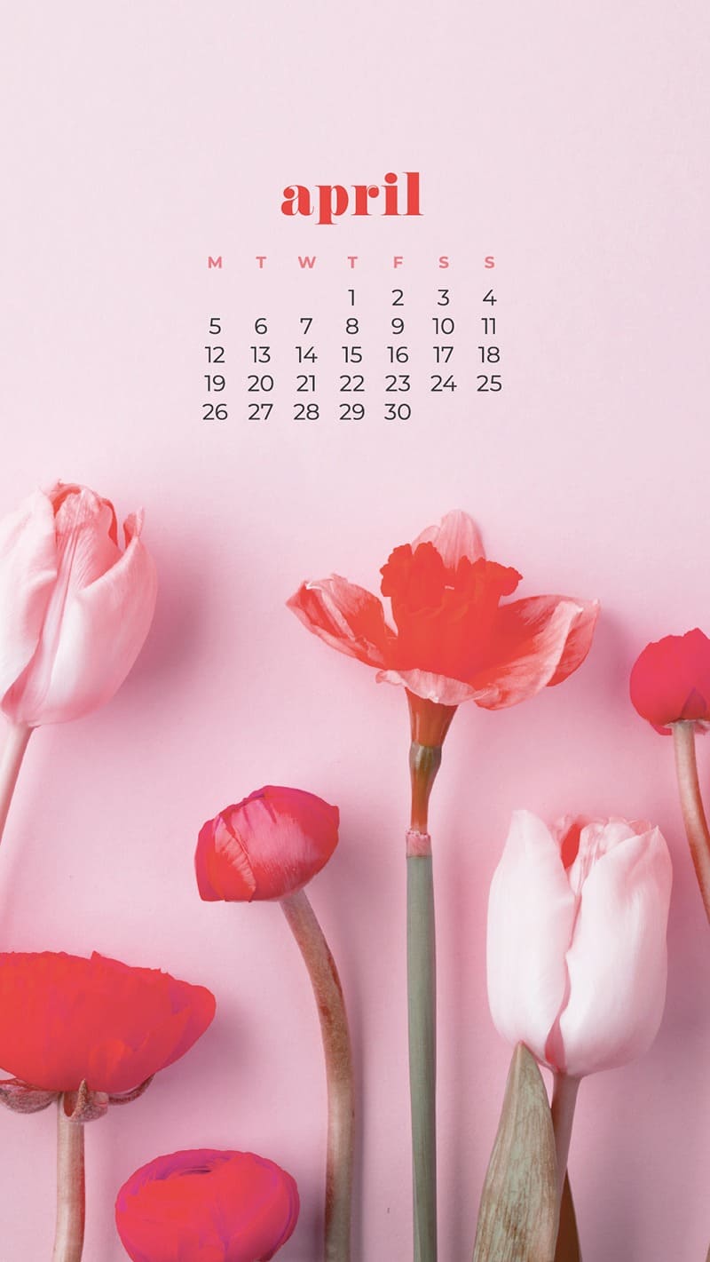 April 2021 calendar wallpapers – 30 FREE & cute design options!