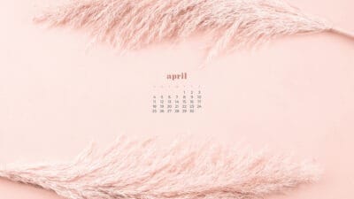 April 2021 calendar wallpapers – 30 FREE & cute design options!
