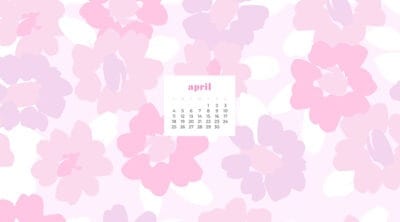 April 2021 calendar wallpapers – 30 FREE & cute design options!