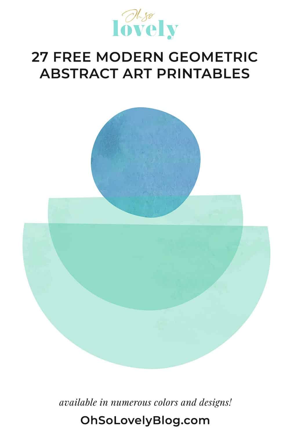 Abstract art freebies – 27 modern designs to choose from in various colors!