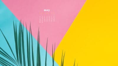 May 2021 wallpaper calendars – 30 FREE, cute, and colorful options!