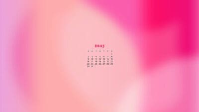 May 2021 wallpaper calendars – 30 FREE, cute, and colorful options!