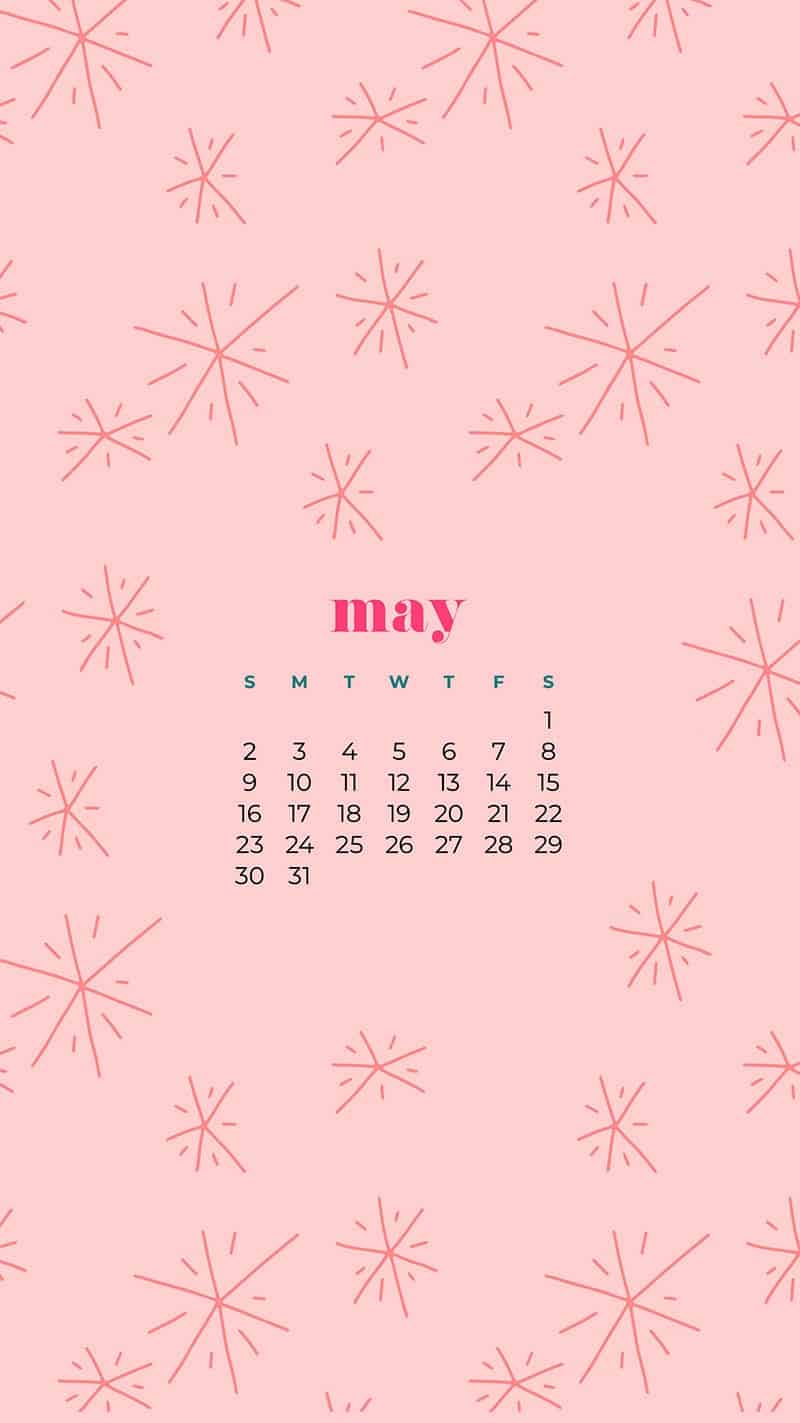May 2021 wallpaper calendars – 30 FREE, cute, and colorful options!