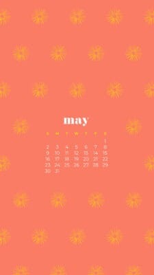 May 2021 wallpaper calendars – 30 FREE, cute, and colorful options!