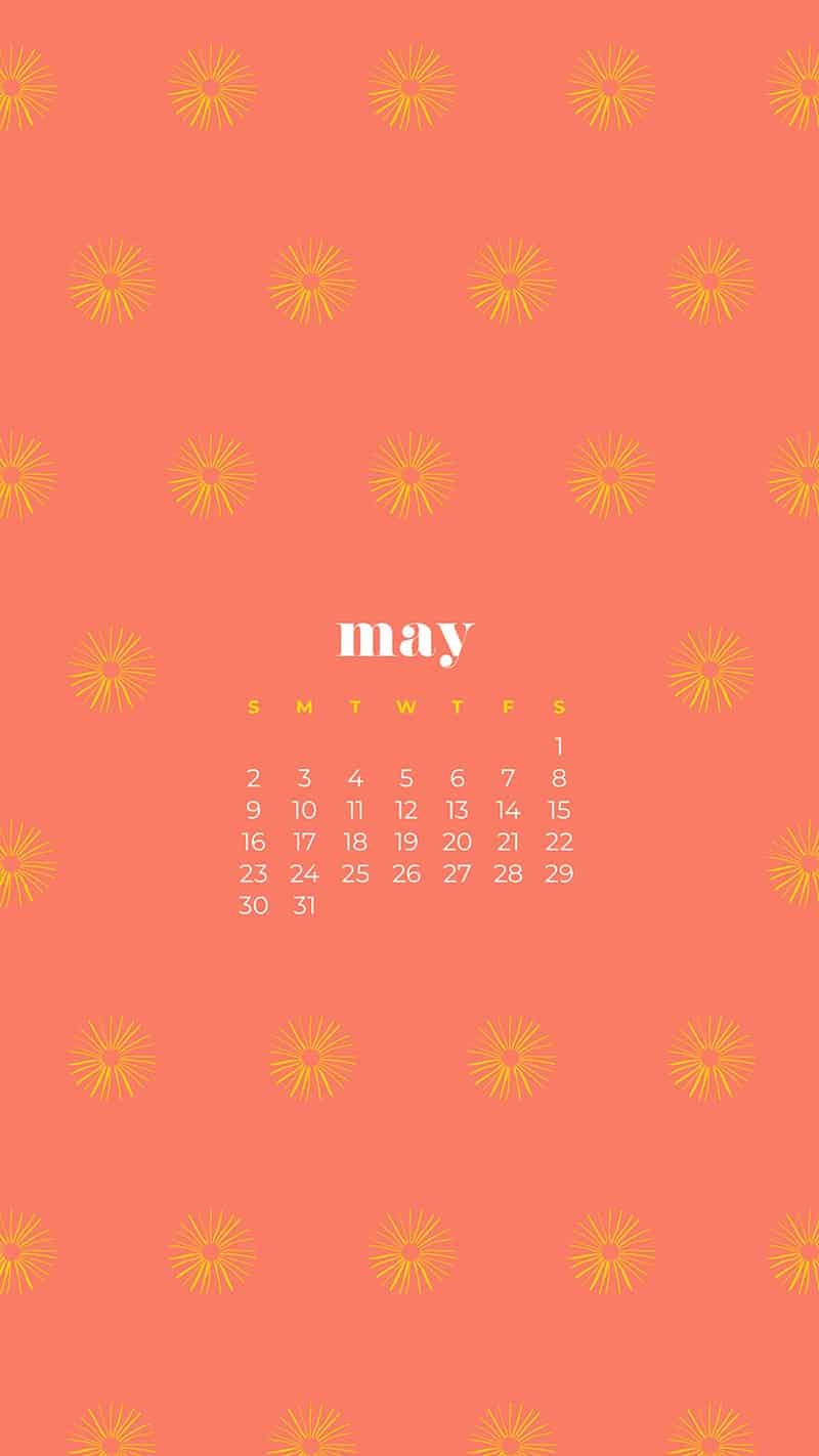 May 2021 wallpaper calendars – 30 FREE, cute, and colorful options!