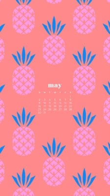 May 2021 wallpaper calendars – 30 FREE, cute, and colorful options!