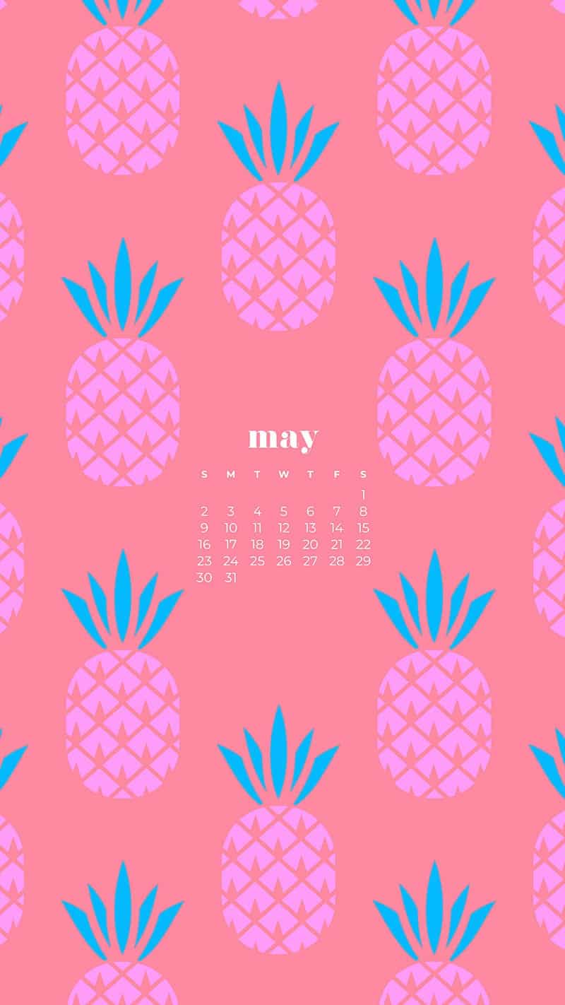 May 2021 wallpaper calendars – 30 FREE, cute, and colorful options!