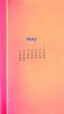 May 2021 wallpaper calendars – 30 FREE, cute, and colorful options!