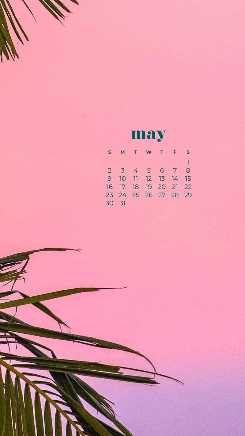 May 2021 wallpaper calendars – 30 FREE, cute, and colorful options!