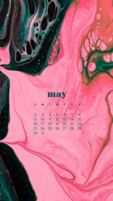 May 2021 wallpaper calendars – 30 FREE, cute, and colorful options!
