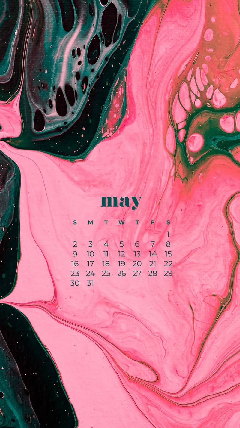 May 2021 wallpaper calendars – 30 FREE, cute, and colorful options!