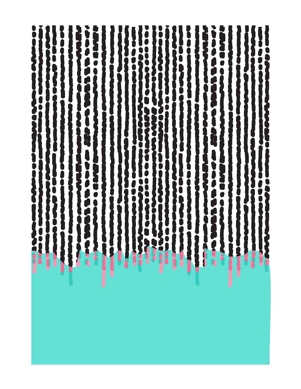 Abstract free printables – 30 modern, colorful designs to choose from!