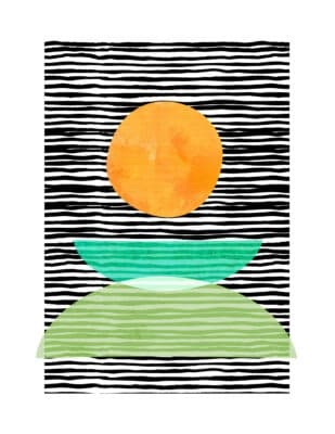 Abstract free printables – 30 modern, colorful designs to choose from!