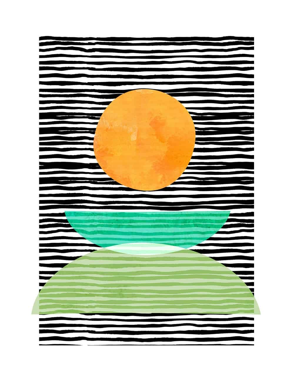 Abstract free printables – 30 modern, colorful designs to choose from!