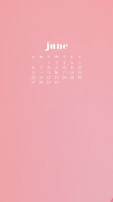 June 2021 wallpaper calendars – 30 FREE, cute, and colorful options!
