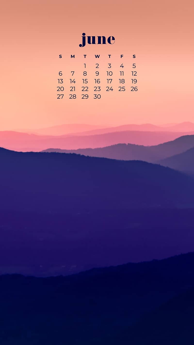 June 2021 wallpaper calendars – 30 FREE, cute, and colorful options!
