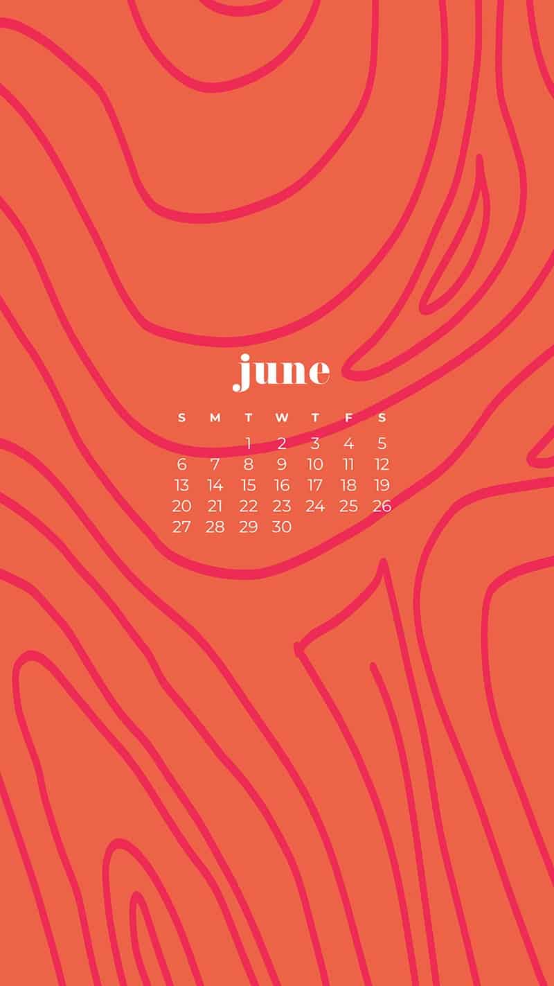June 2021 wallpaper calendars – 30 FREE, cute, and colorful options!