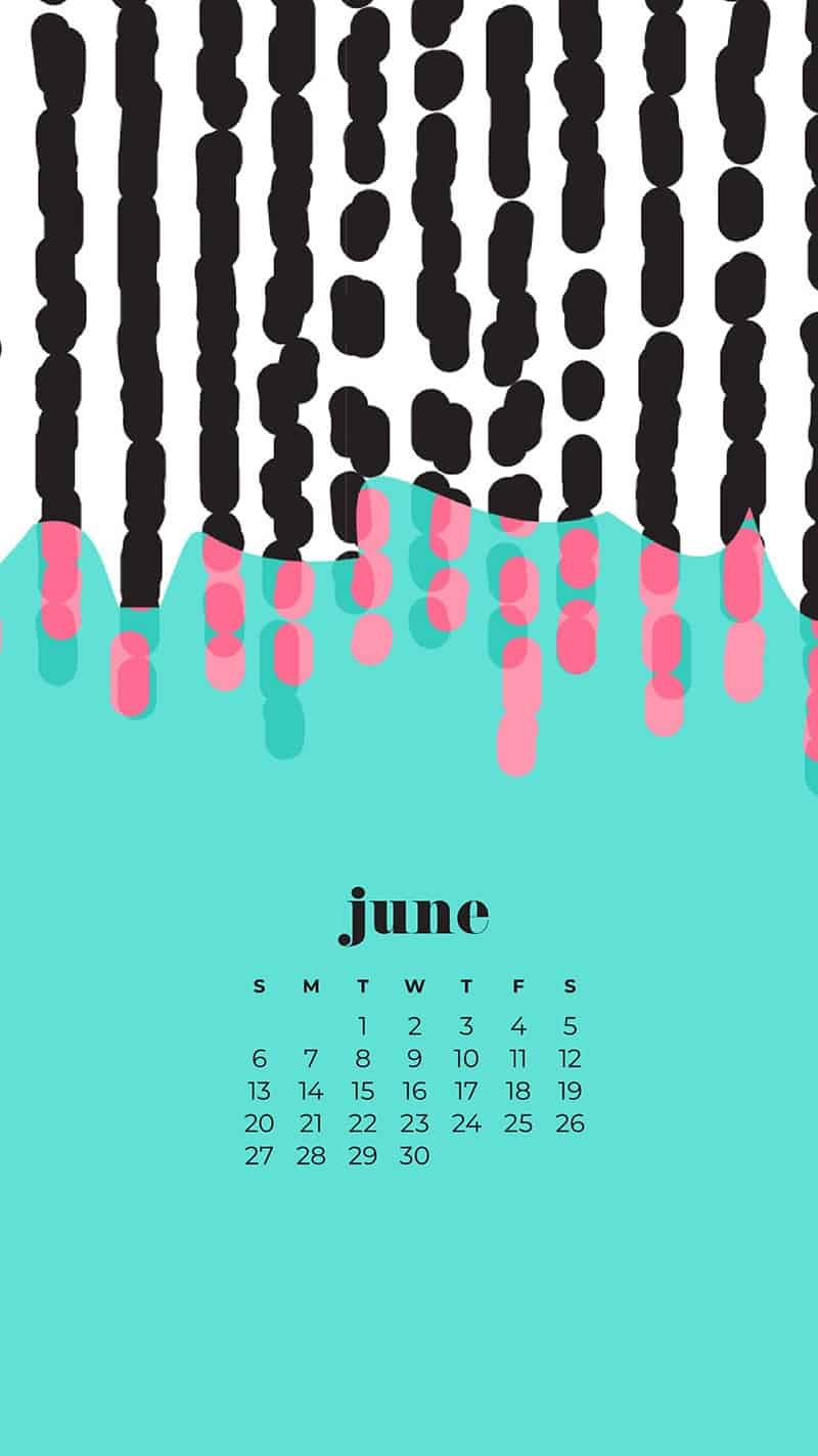 June 2021 wallpaper calendars – 30 FREE, cute, and colorful options!
