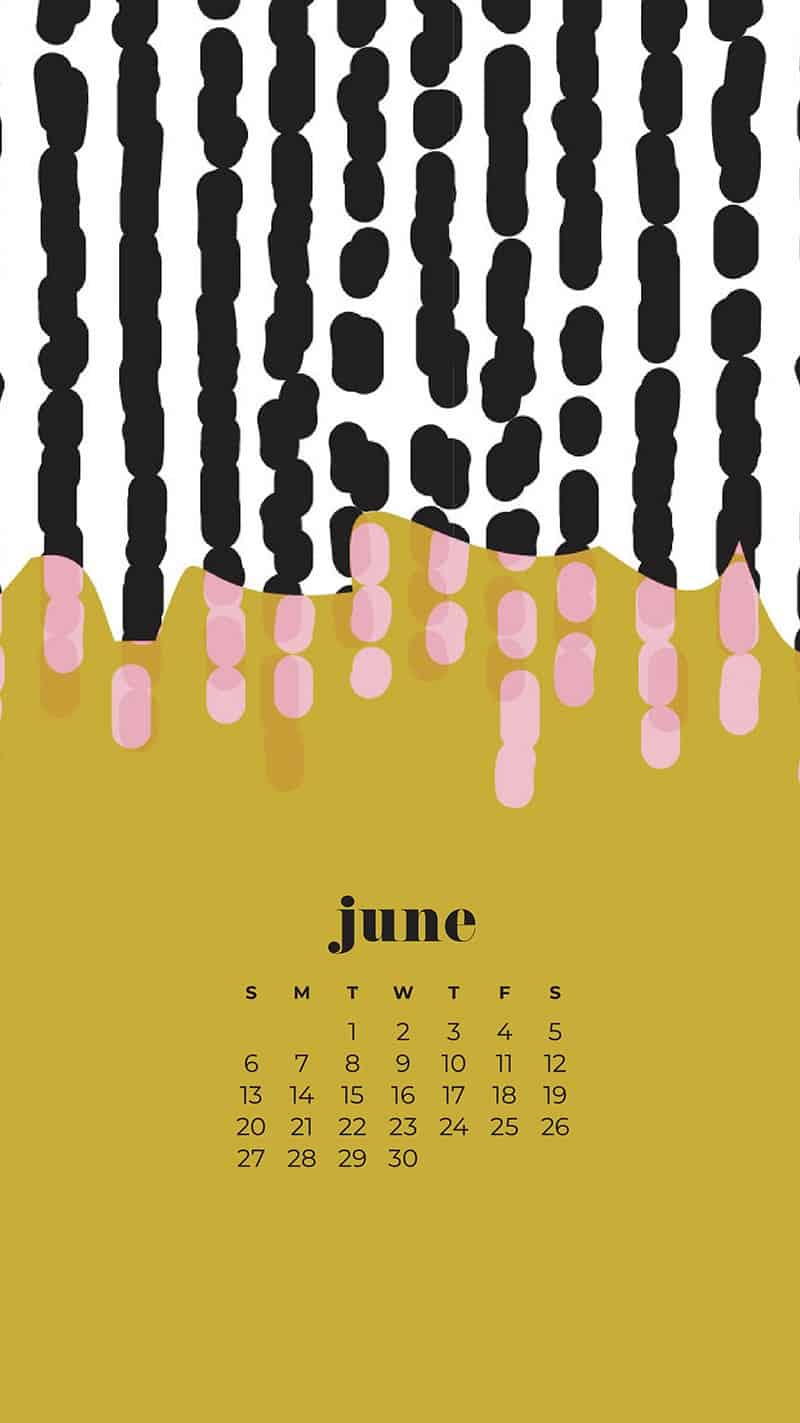 June 2021 wallpaper calendars – 30 FREE, cute, and colorful options!