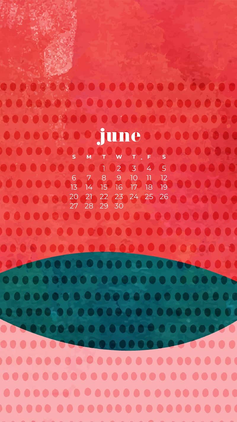 June 2021 wallpaper calendars – 30 FREE, cute, and colorful options!