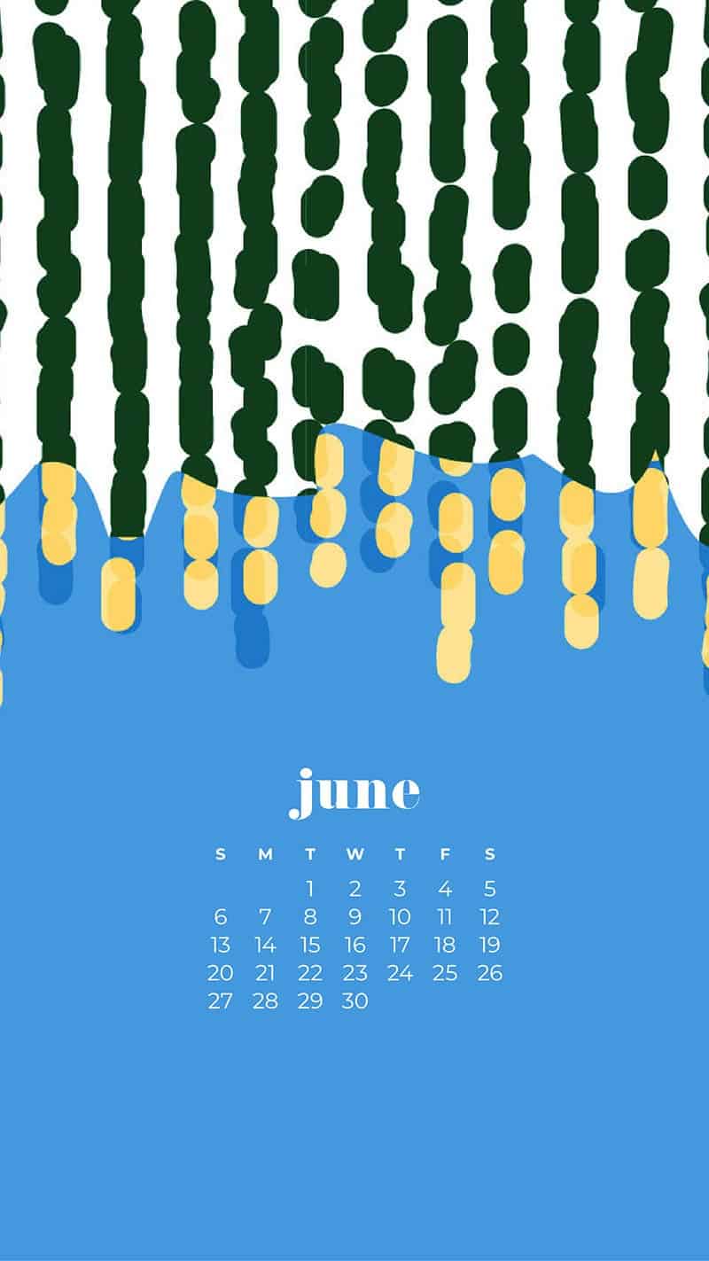 June 2021 wallpaper calendars – 30 FREE, cute, and colorful options!