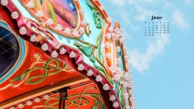 June 2021 wallpaper calendars – 30 FREE, cute, and colorful options!