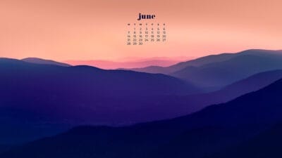 June 2021 wallpaper calendars – 30 FREE, cute, and colorful options!
