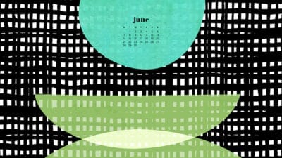 June 2021 wallpaper calendars – 30 FREE, cute, and colorful options!
