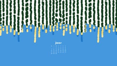 June 2021 wallpaper calendars – 30 FREE, cute, and colorful options!