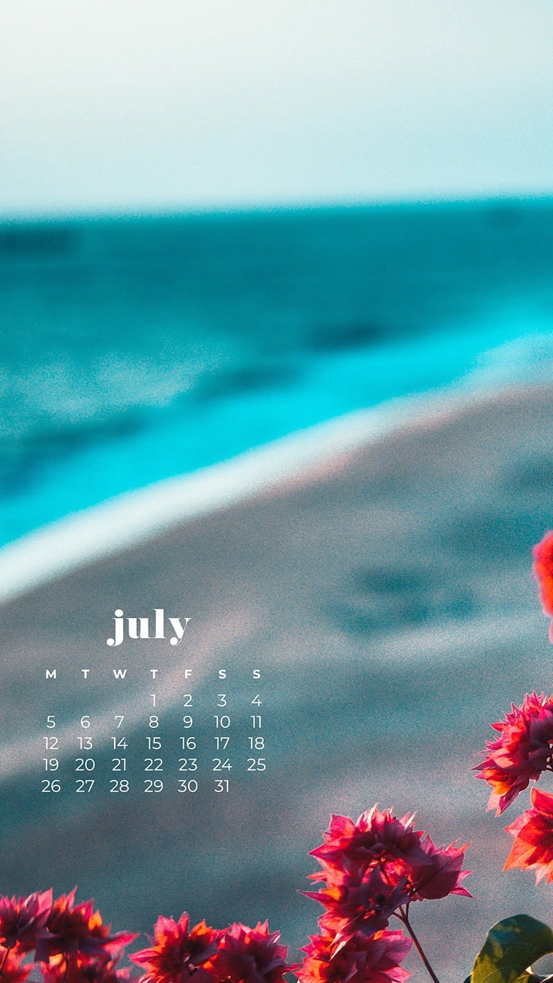 July 2021 wallpaper calendars – 32 FREE, cute, and colorful options!