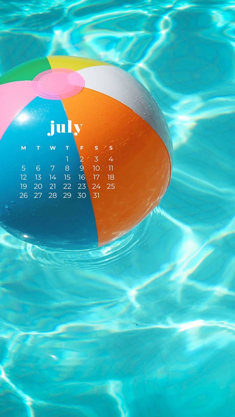 July 2021 wallpaper calendars – 32 FREE, cute, and colorful options!