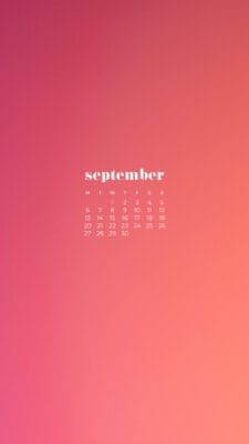 September 2021 wallpapers – 35 FREE calendars for desktop and phones!
