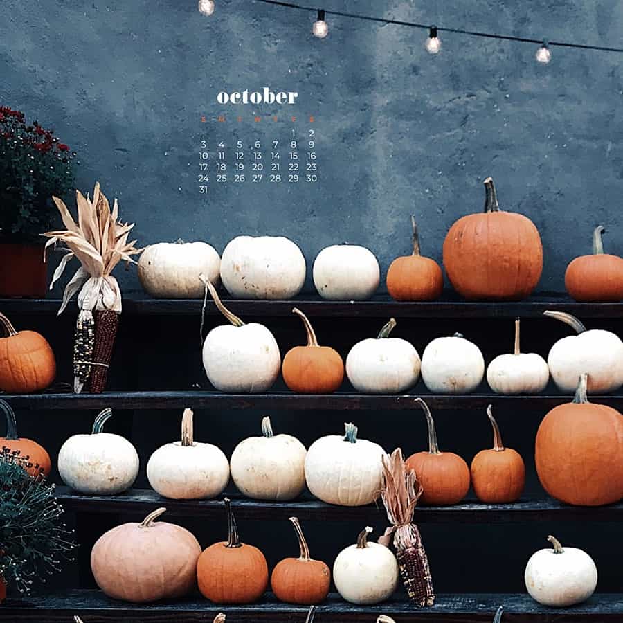 October 2021 wallpapers – 35 FREE calendars for desktop and phones!