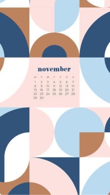 November 2021 wallpapers – 35 FREE calendars for desktop and phones!