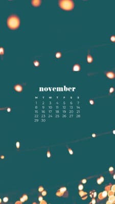November 2021 wallpapers – 35 FREE calendars for desktop and phones!