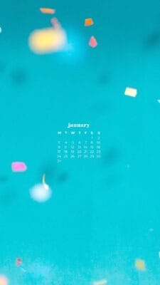 January 2022 wallpapers – 45 FREE calendars for your desktop & phone!