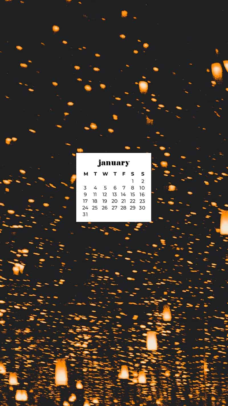 January 2022 wallpapers – 45 FREE calendars for your desktop & phone!