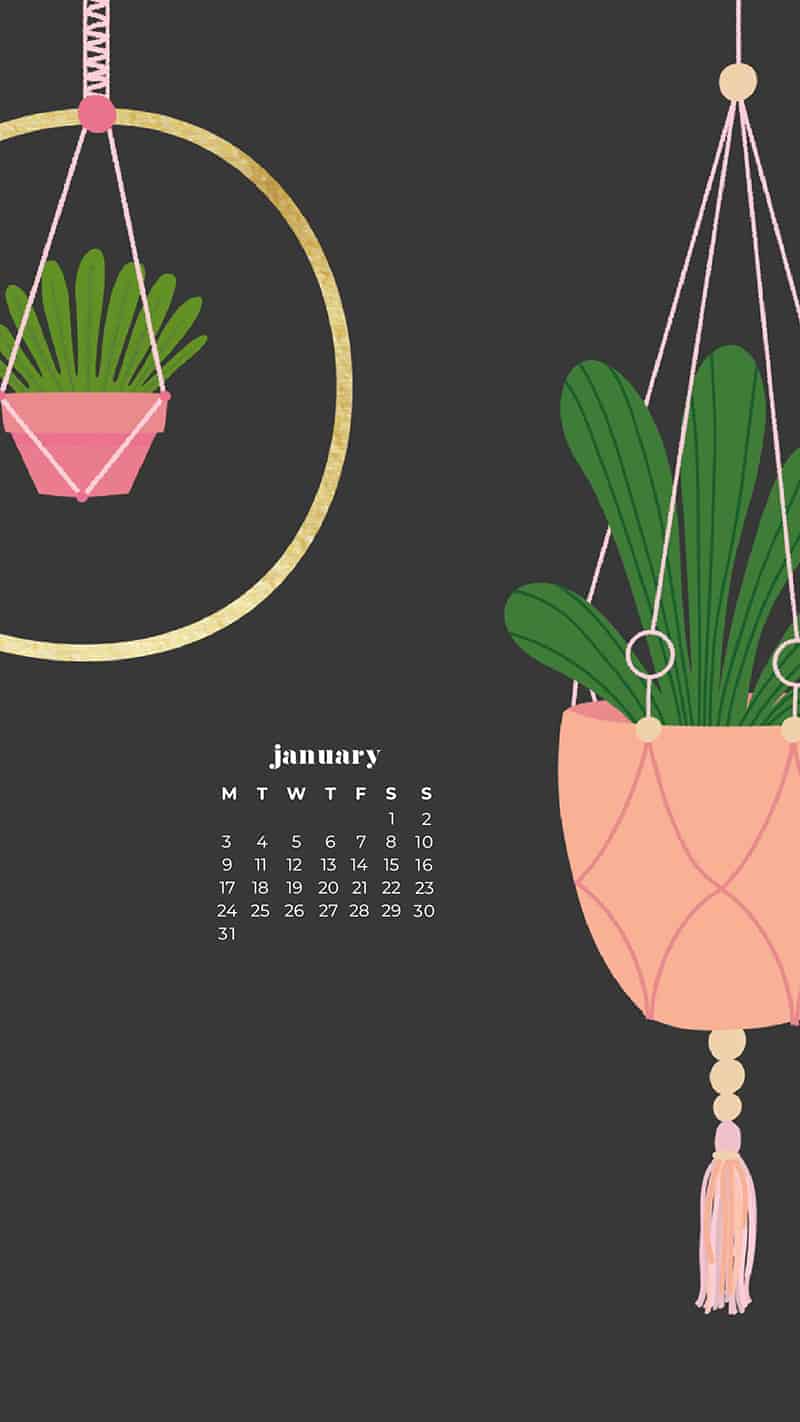January 2022 wallpapers – 45 FREE calendars for your desktop & phone!