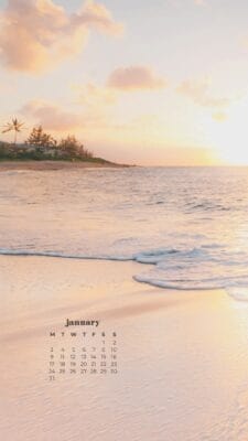 January 2022 wallpapers – 45 FREE calendars for your desktop & phone!