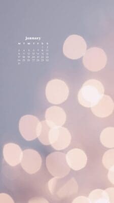 January 2022 wallpapers – 45 FREE calendars for your desktop & phone!