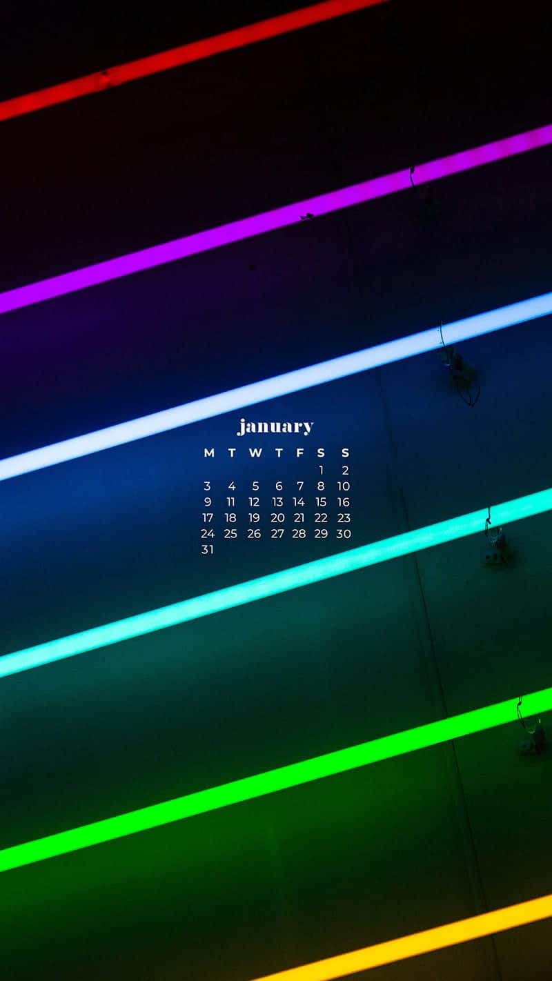 January 2022 wallpapers – 45 FREE calendars for your desktop & phone!
