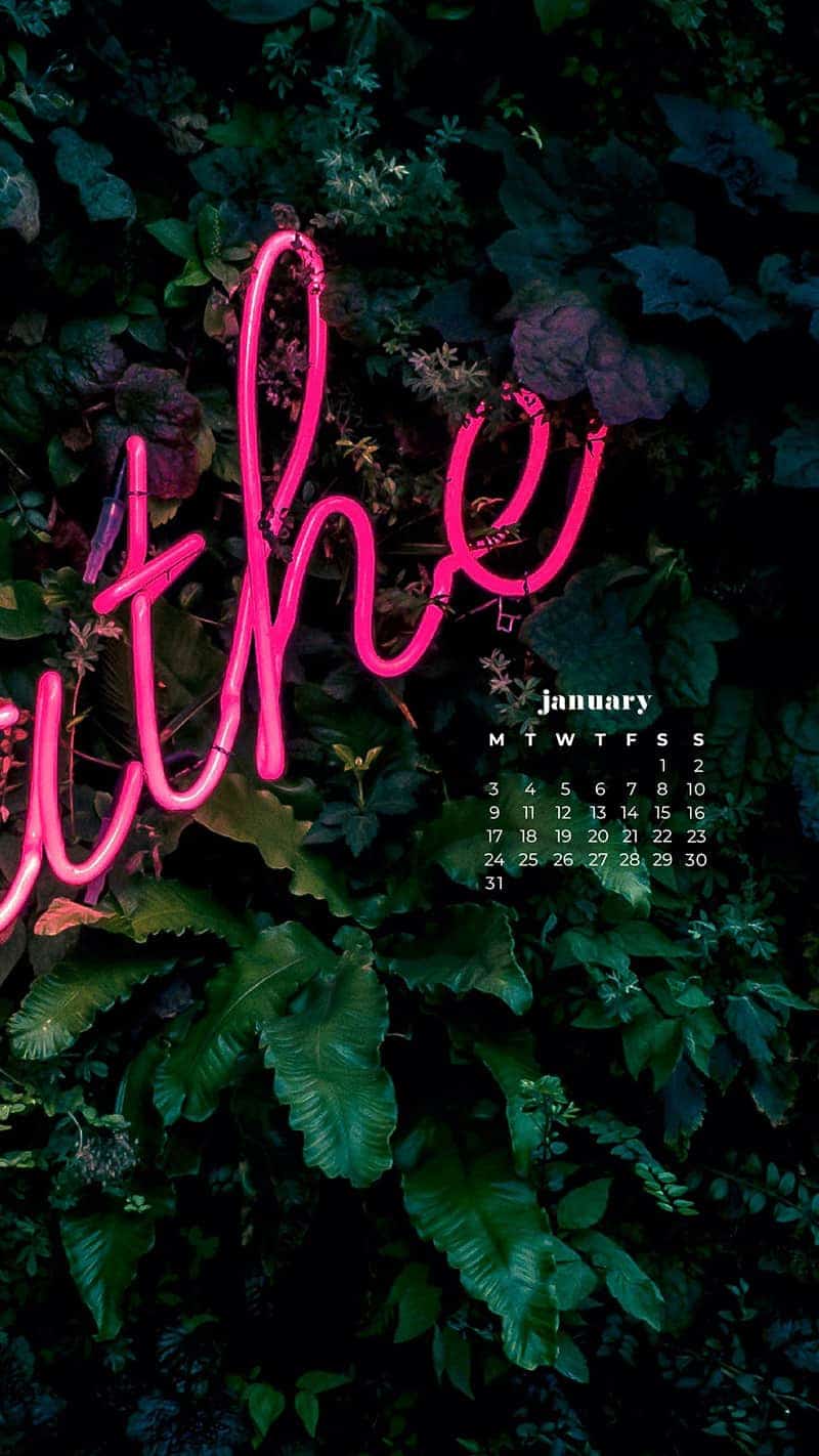January 2022 wallpapers – 45 FREE calendars for your desktop & phone!