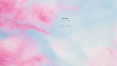 January 2022 wallpapers – 45 FREE calendars for your desktop & phone!