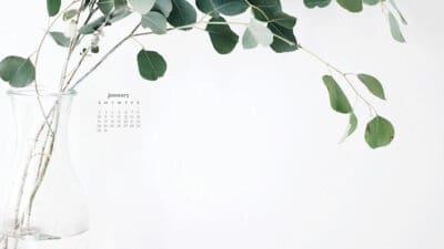 January 2022 wallpapers – 45 FREE calendars for your desktop & phone!