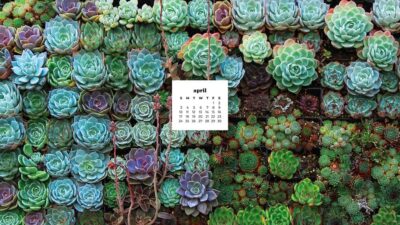 April 2022 wallpapers – 55 FREE calendars for your desktop & phone!