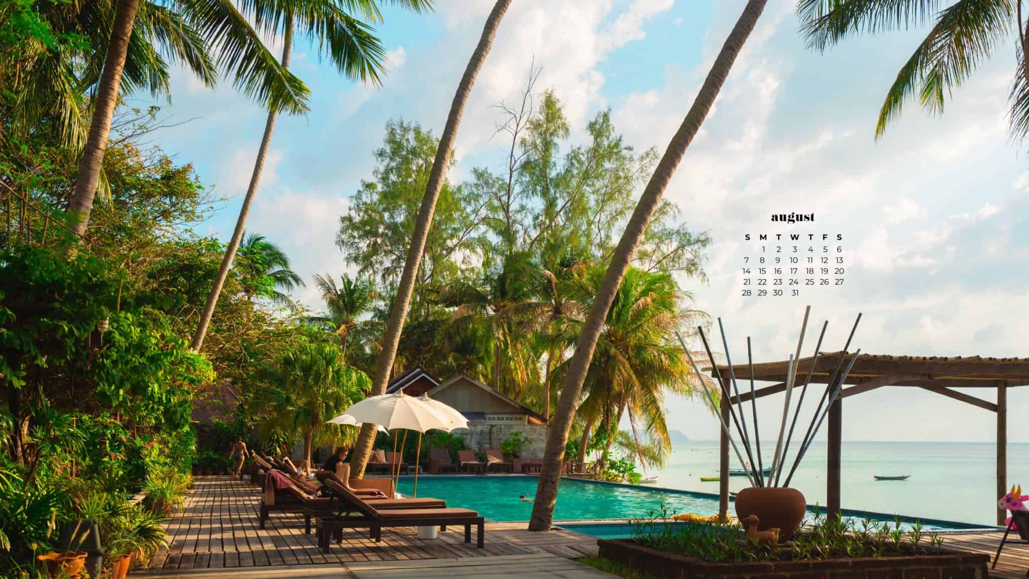 August 2022 wallpapers – 55 FREE desktop & phone calendars!