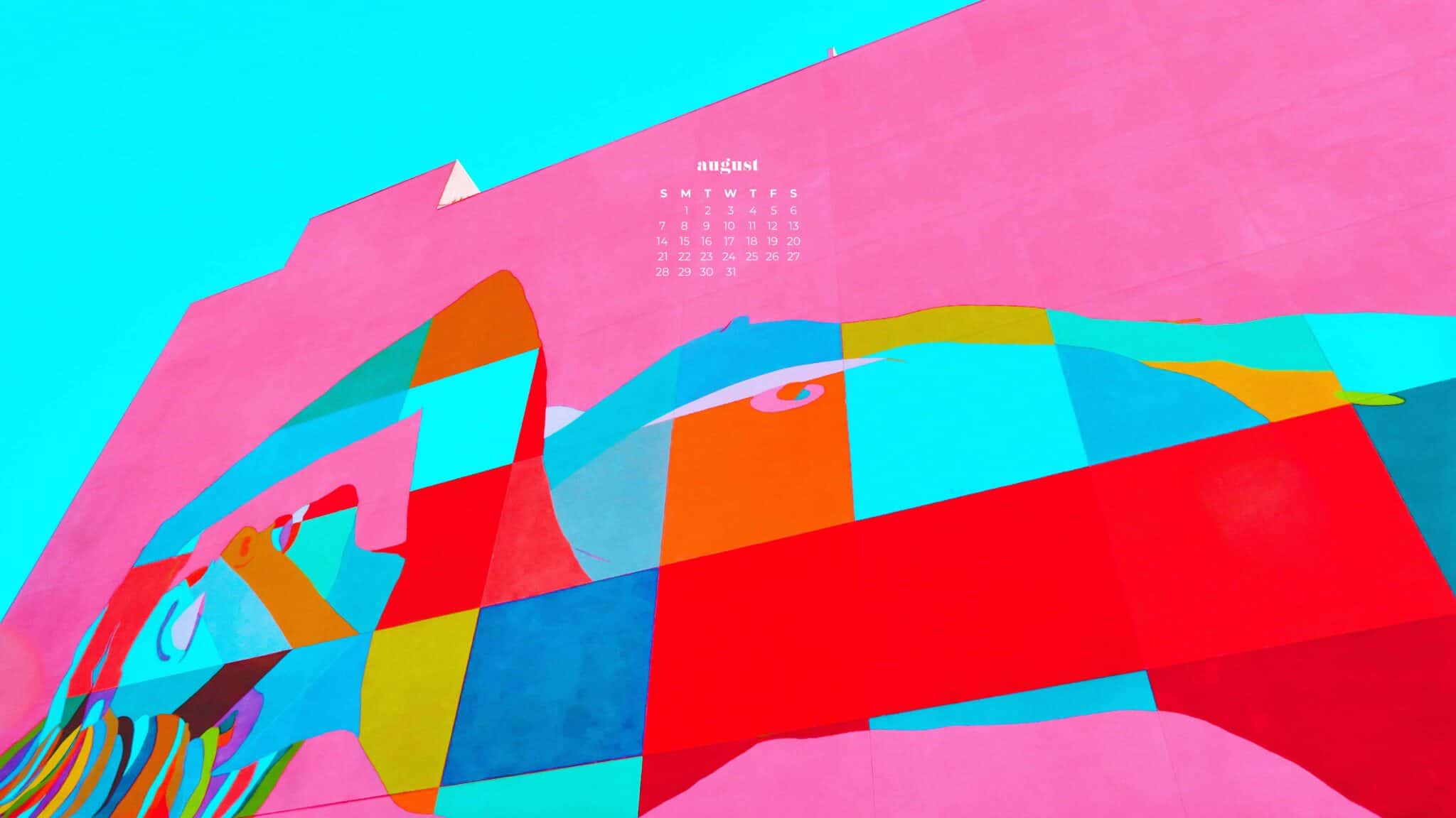 August 2022 wallpapers – 55 FREE desktop & phone calendars!