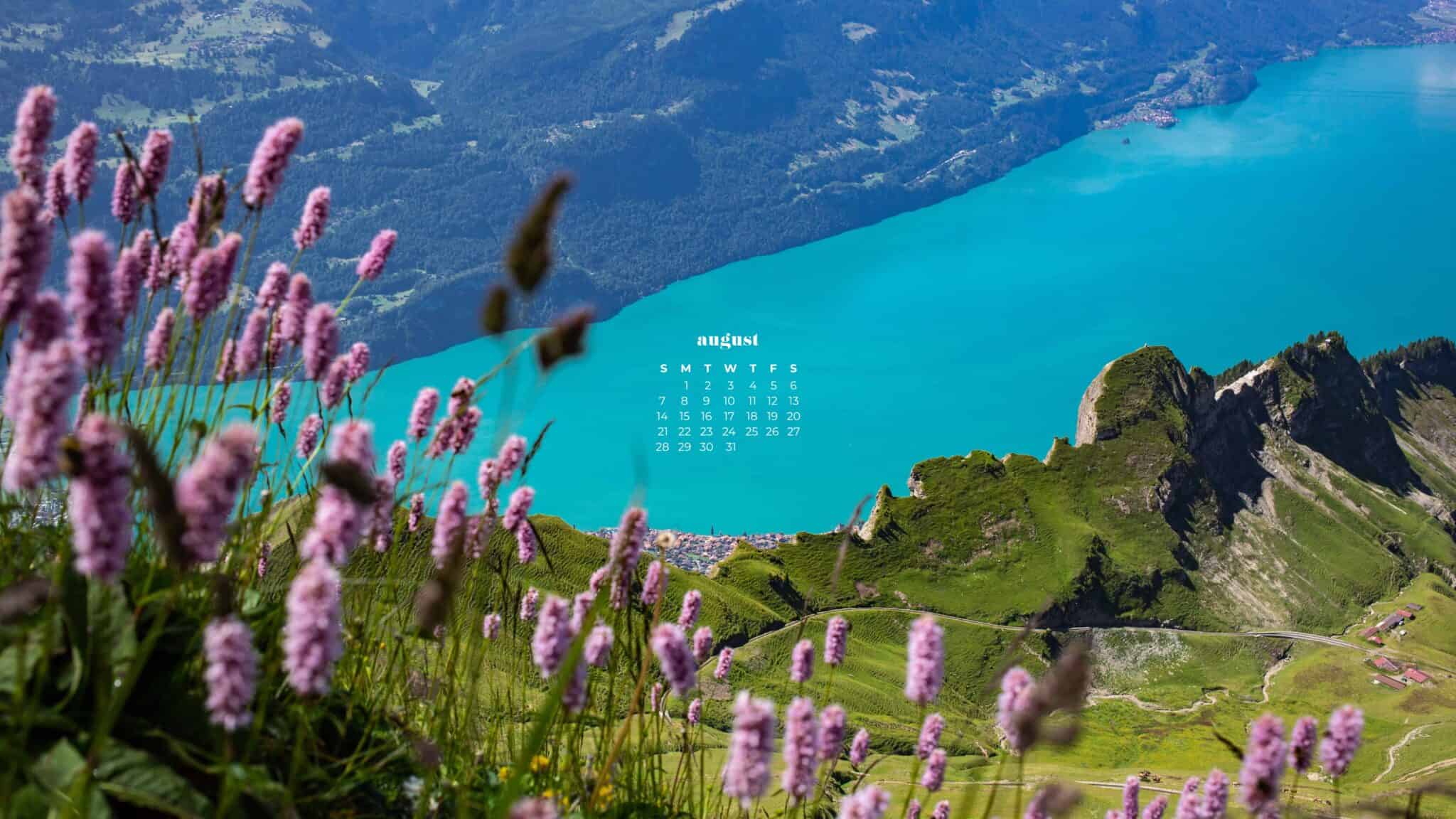 August 2022 wallpapers – 55 FREE desktop & phone calendars!