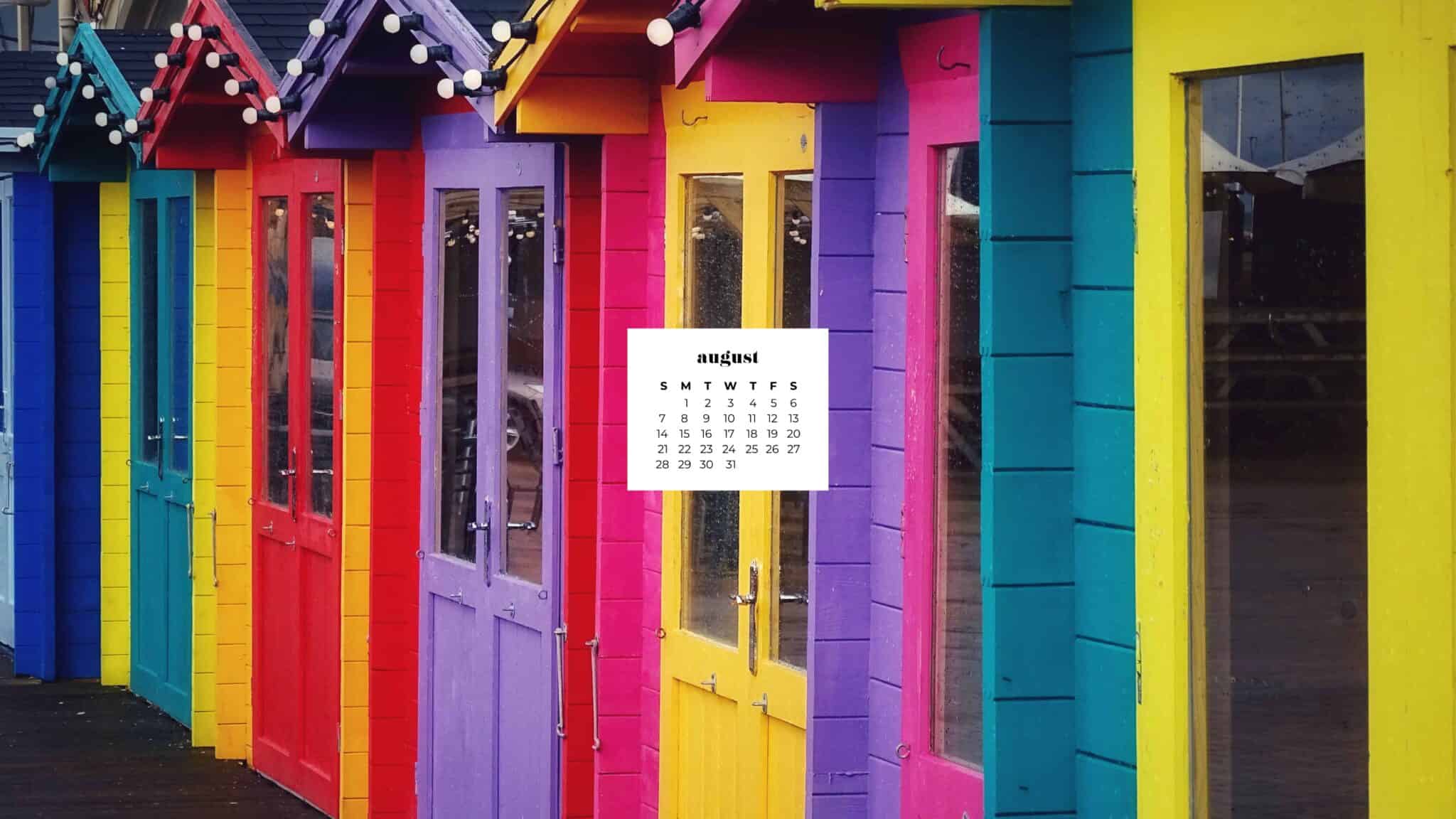 August 2022 wallpapers – 55 FREE desktop & phone calendars!